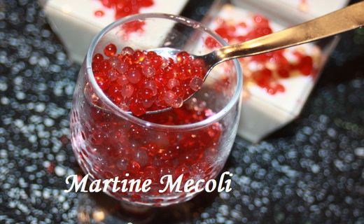 Recette de Petites verrines de fromage blanc vanillé et leur caviar de ...